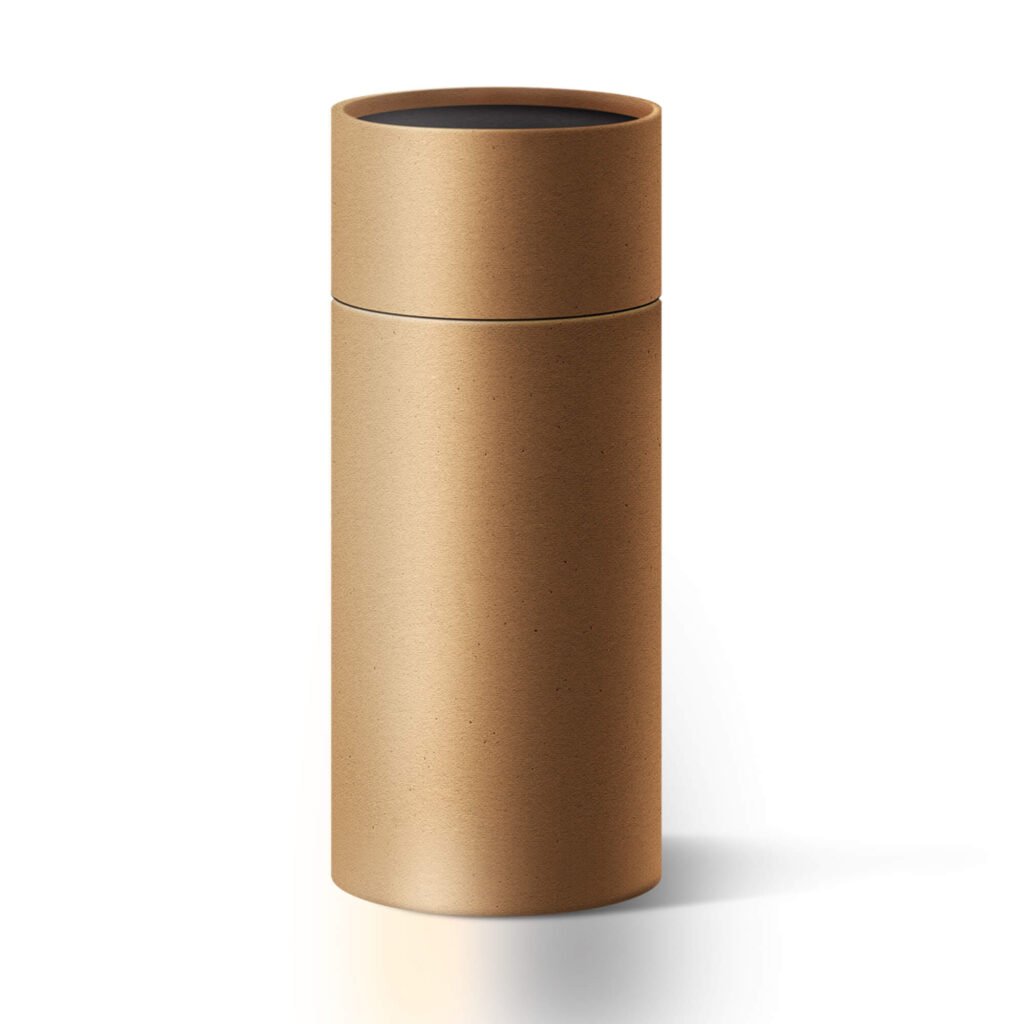 Free Paper Tube Packaging Mockup PSD Template - Mockup Den
