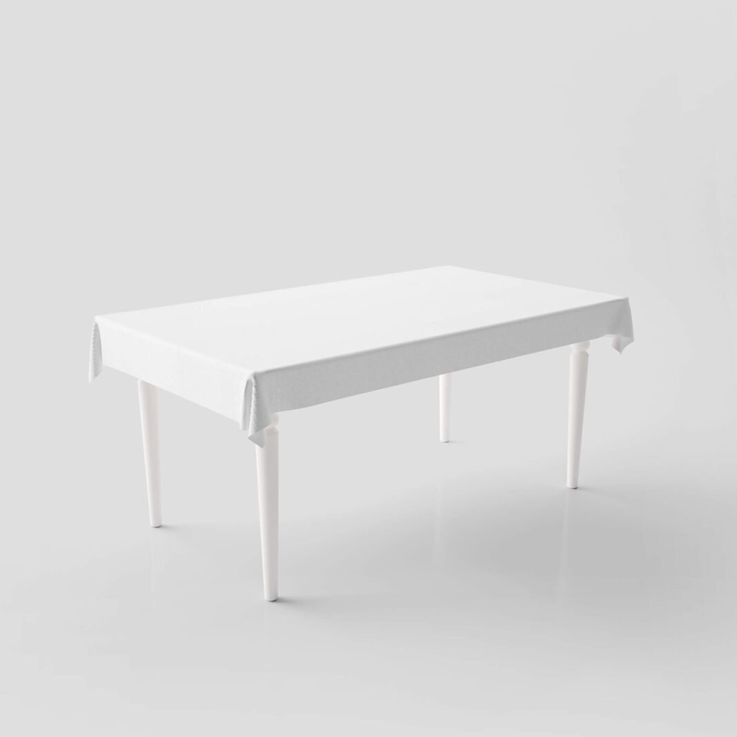 Free Table Cover Mockup PSD Template - Mockup Den