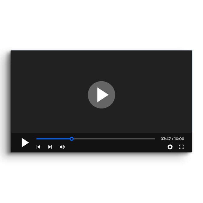 Free Video Player Mockup PSD Template - Mockup Den