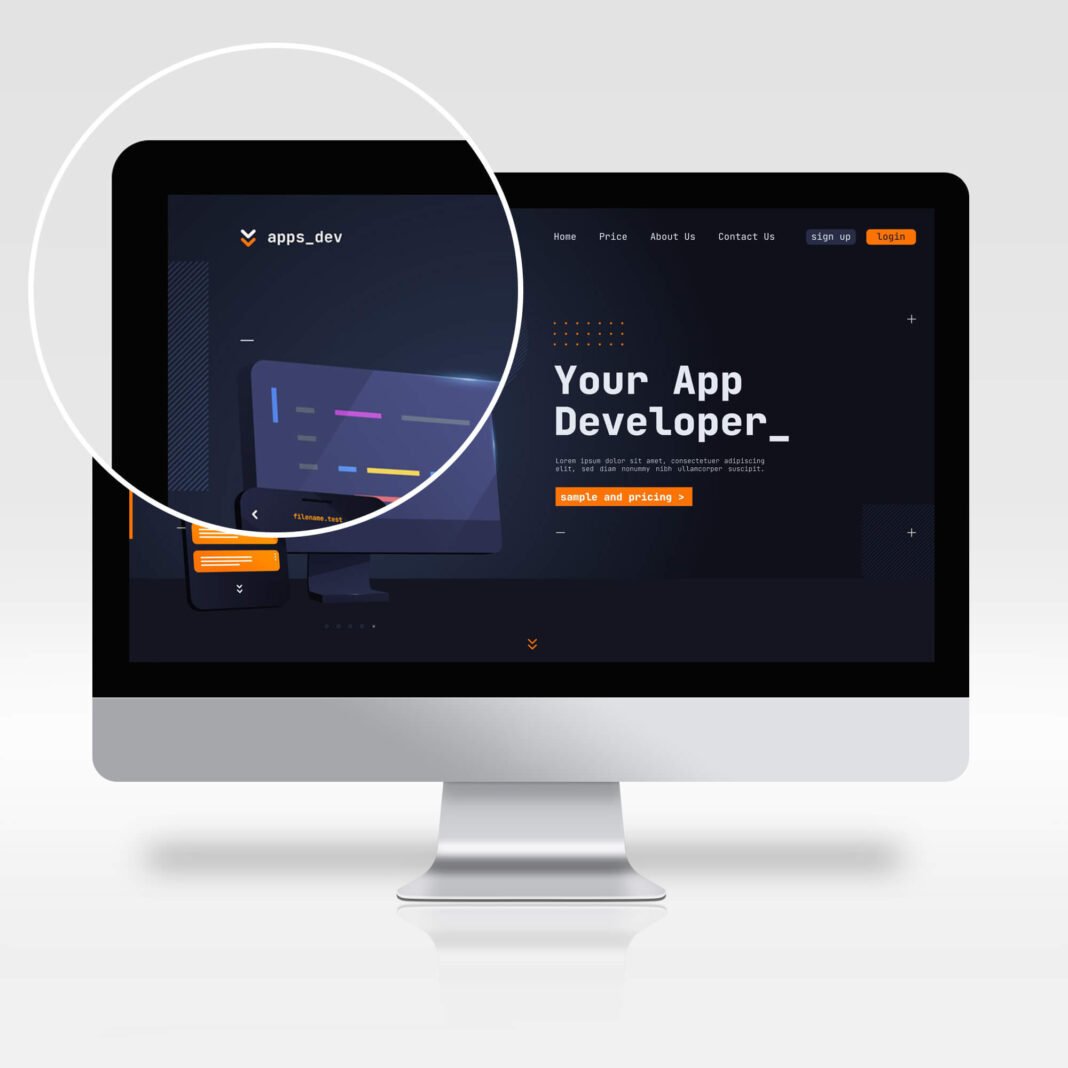 Free Computer Screen Mockup PSD Template - Mockup Den
