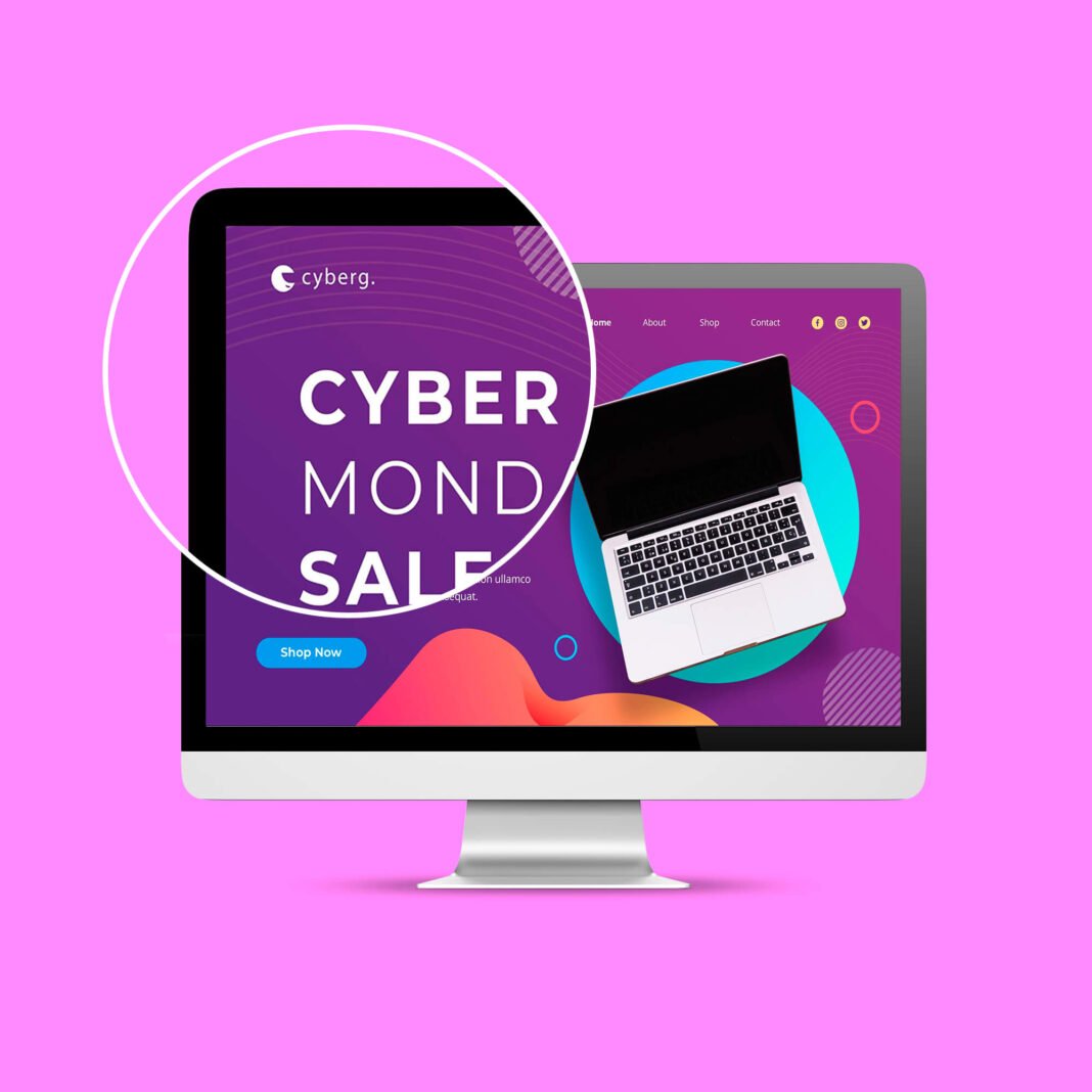 Free Desktop Screen Mockup PSD Template - Mockup Den