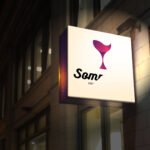 Free Bar Sign Mockup PSD Template - Mockup Den