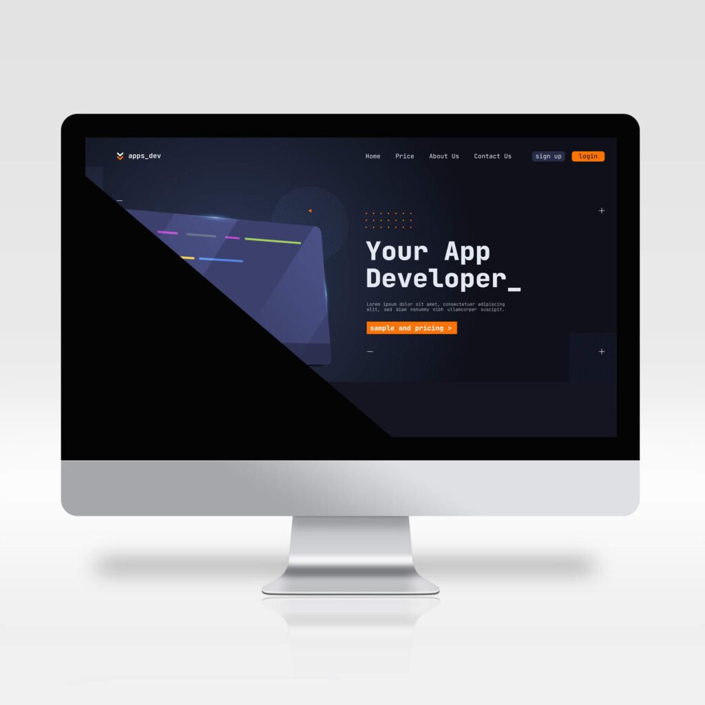Free Computer Screen Mockup PSD Template - Mockup Den