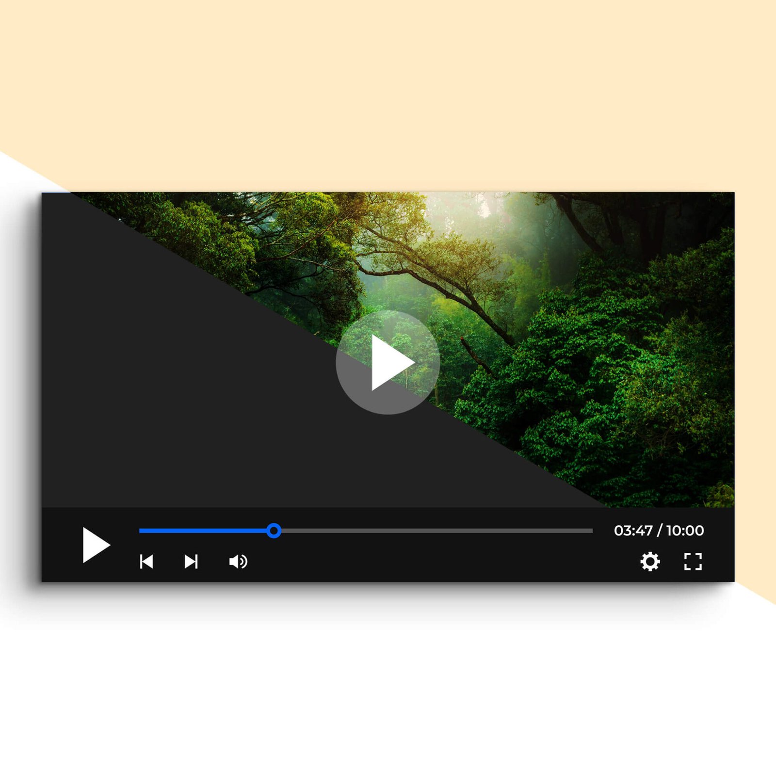 Free Video Player Mockup PSD Template - Mockup Den