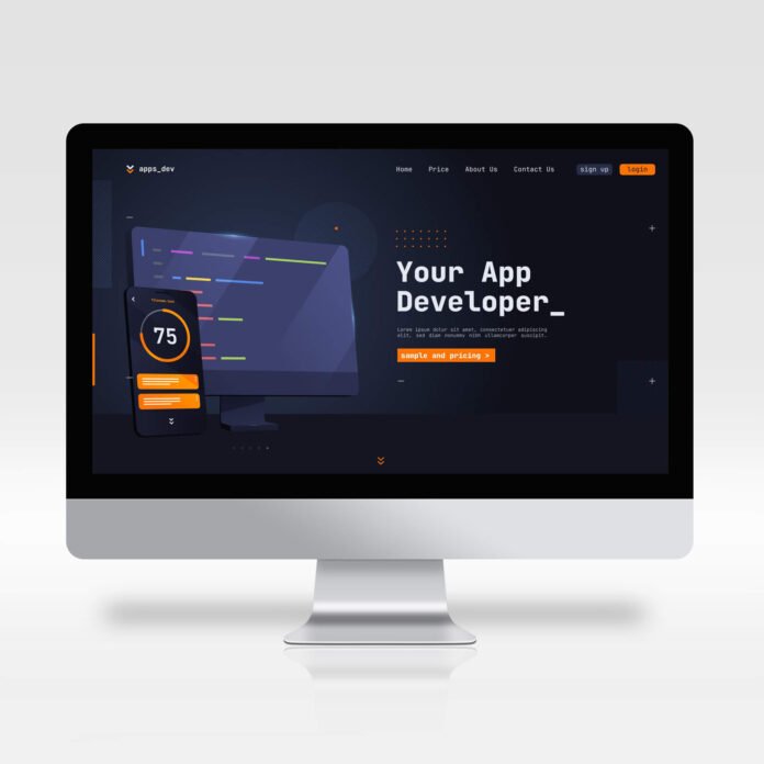 Free Computer Screen Mockup PSD Template - Mockup Den