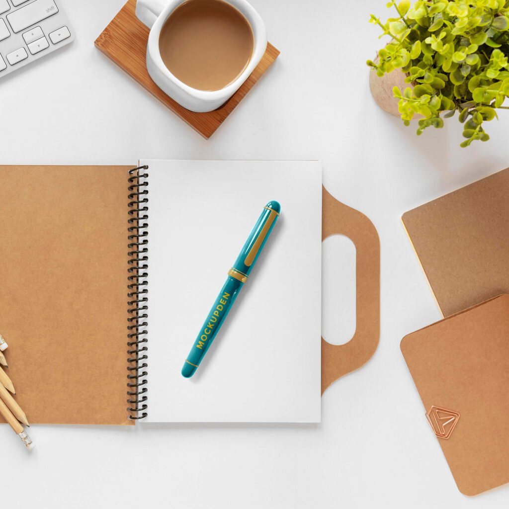 Free Fountain Pen Mockup PSD Template - Mockup Den