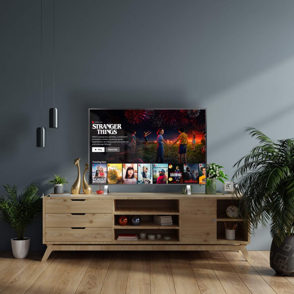Free TV Screen Mockup PSD Template - Mockup Den