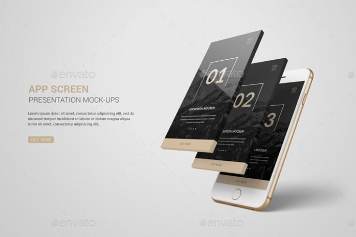 24+ Fantastic UI Screen Mockup PSD Templates - Mockup Den