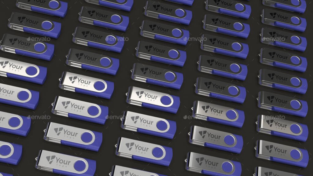 18+ Classic Pen Drive Mockup PSD Templates - Mockup Den