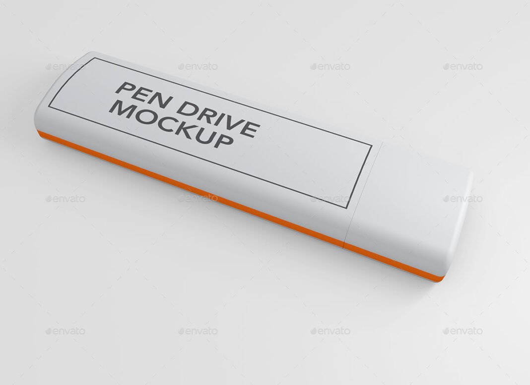 18+ Classic Pen Drive Mockup PSD Templates - Mockup Den
