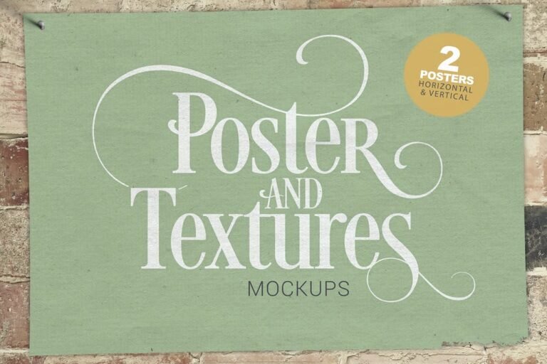 23+ Paper Texture Mockup PSD Design Templates - Mockup Den