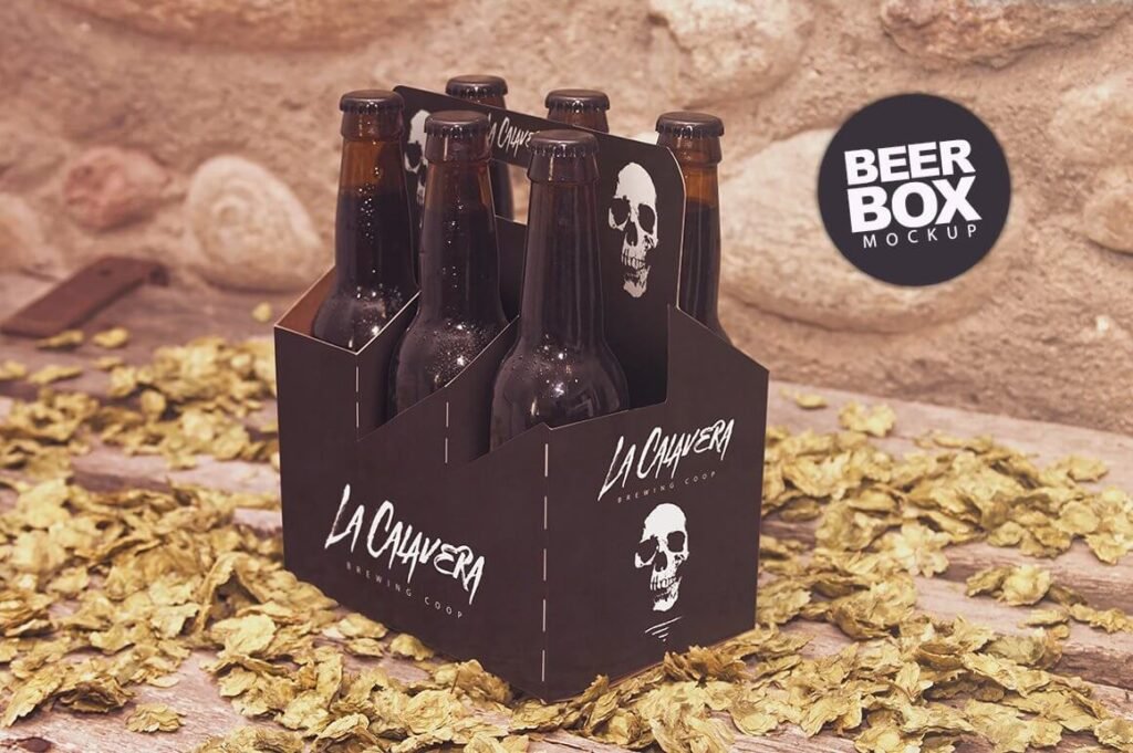15+ Best FREE Beer Box Mockup PSD Templates - Mockup Den