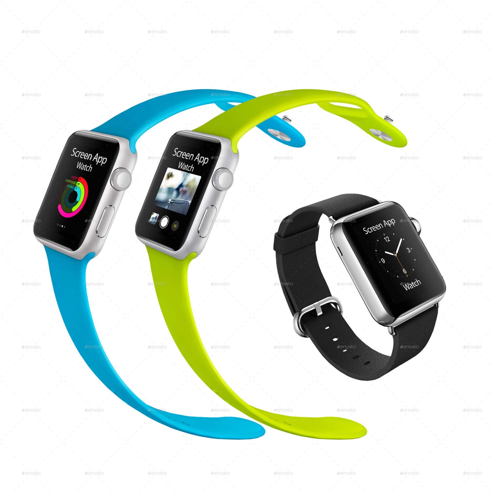 27+ Best Apple Watch Mockup PSD Templates - Mockup Den