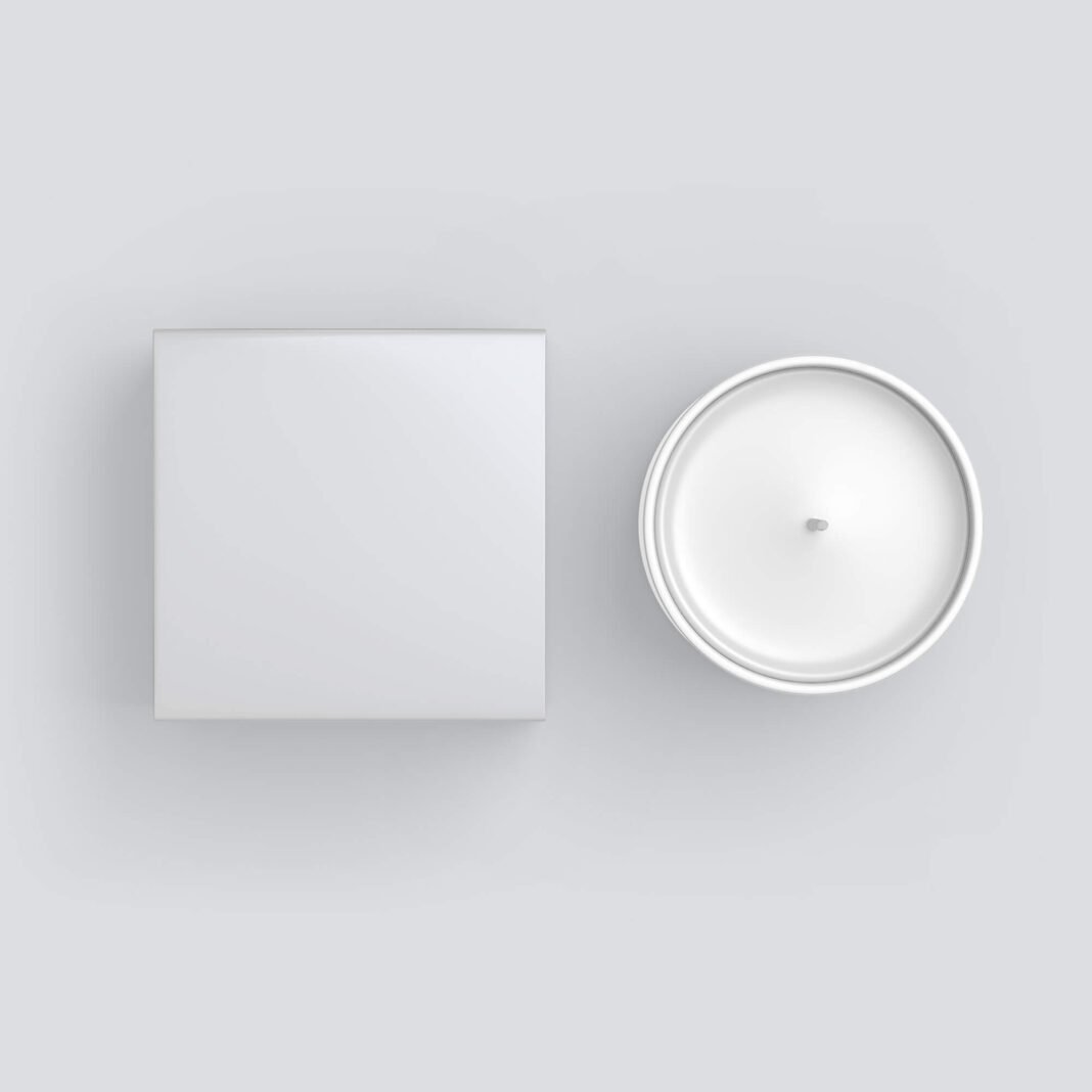 Free Candle Box Mockup PSD Template - Mockup Den