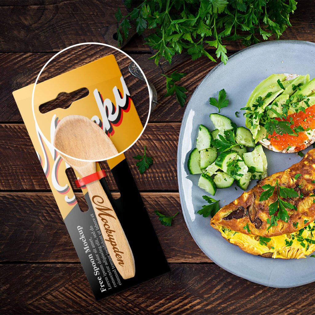 Free Spoon Mockup PSD Template - Mockup Den