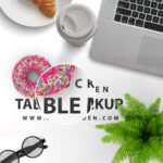 Free Table Surface Mockup PSD Template - Mockup Den