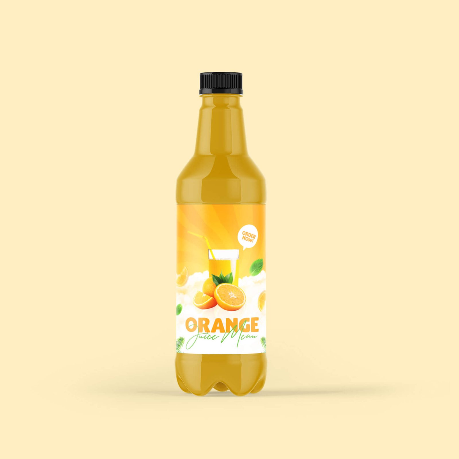 Free Soda Bottle Mockup PSD Template - Mockup Den