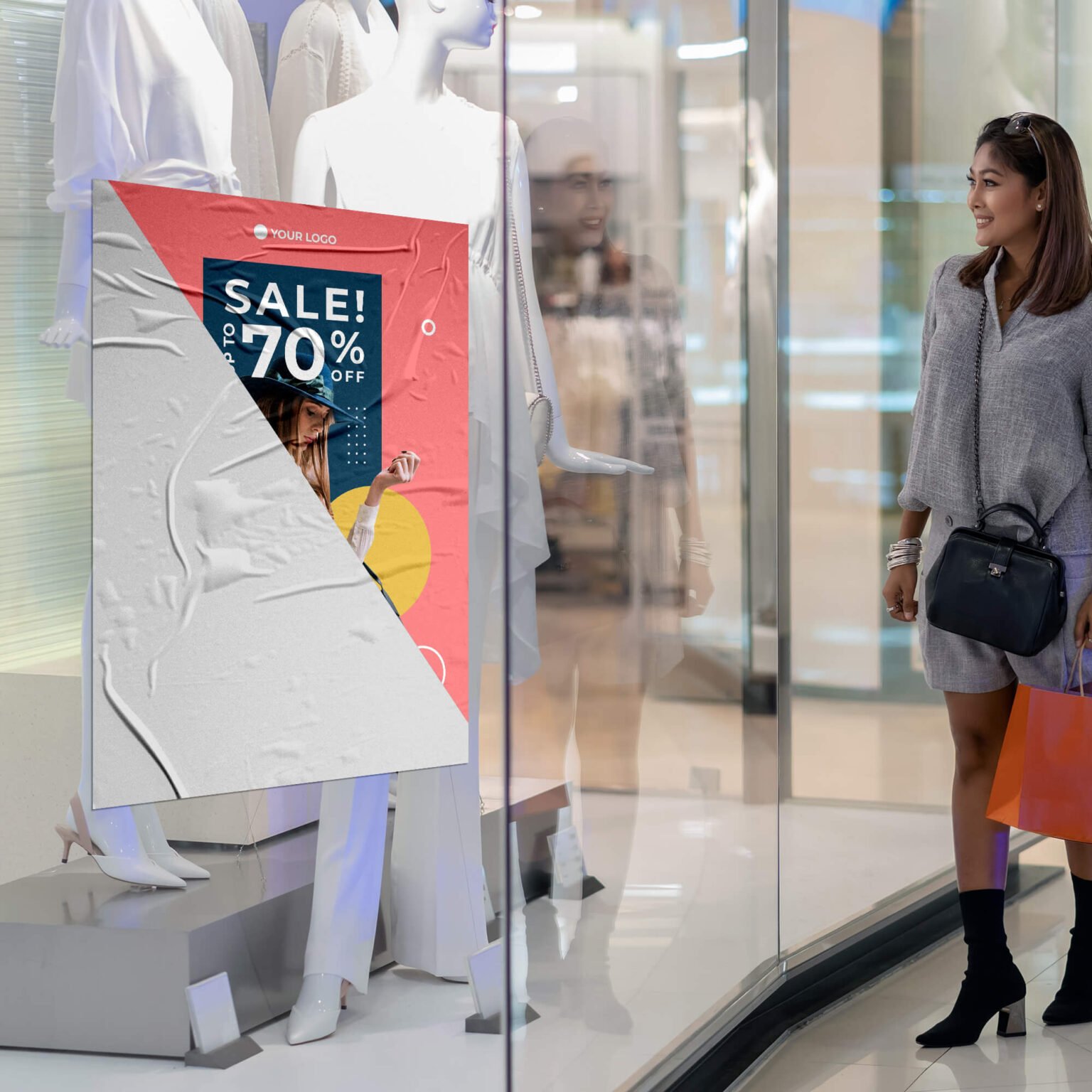 Free Clothing Store Mockup PSD Template - Mockup Den