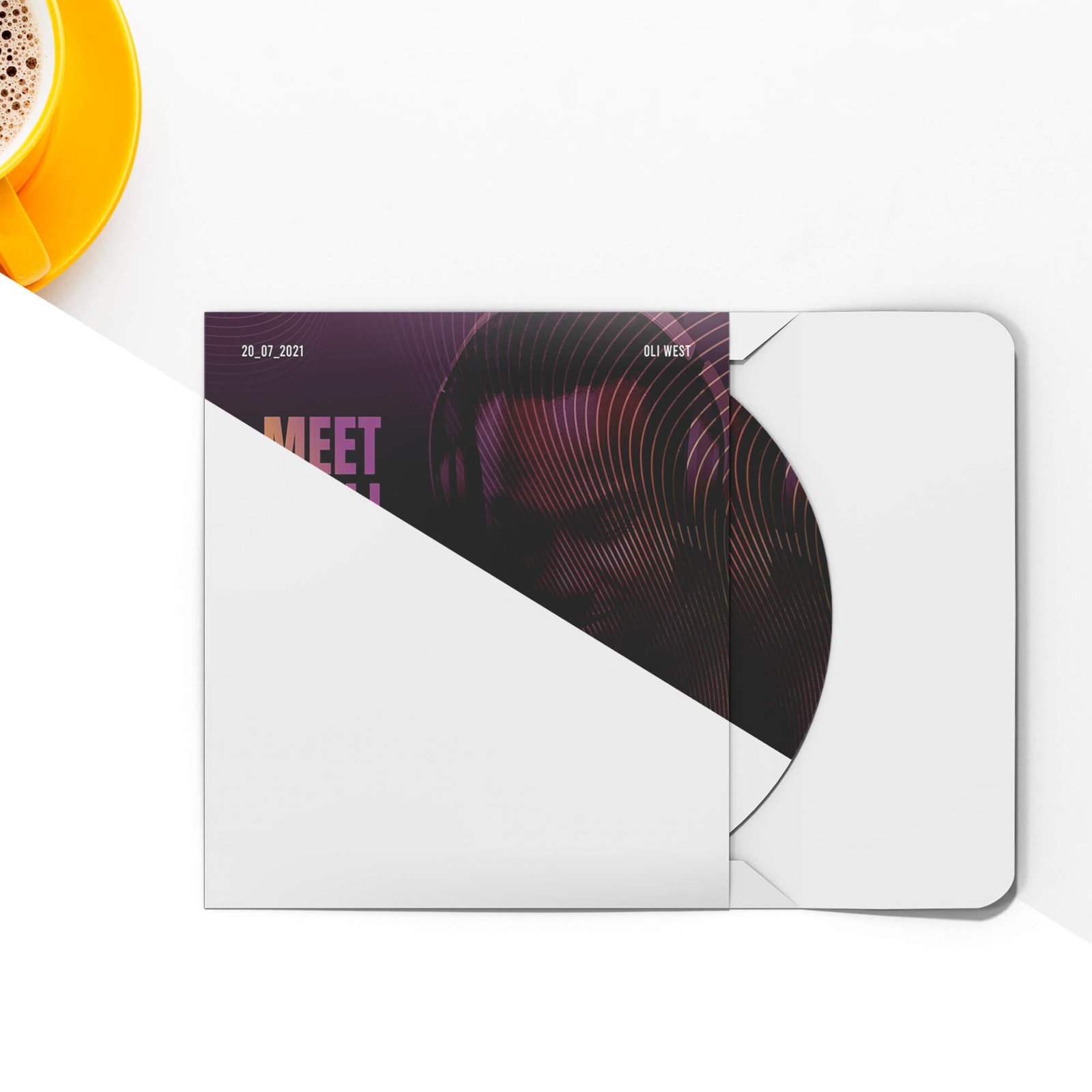 Free DVD Cover Mockup PSD Template - Mockup Den