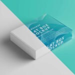 Free Flat Box Mockup PSD Template - Mockup Den