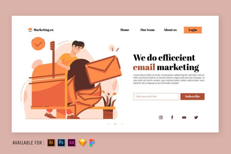 22+ Convertable Email Marketing Mockup PSD Templates