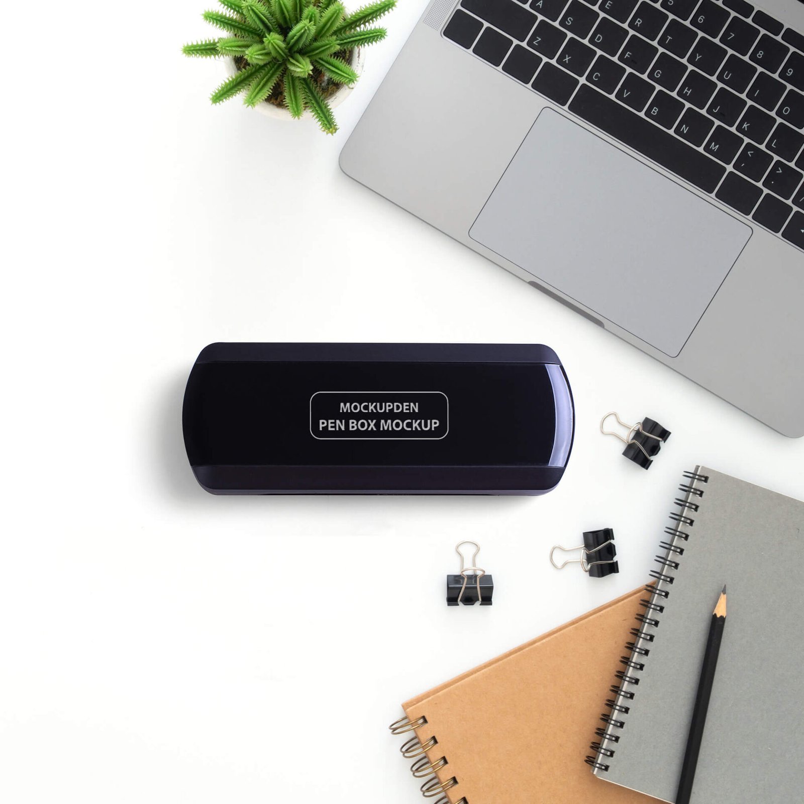 Free Pen Box Mockup PSD Template - Mockup Den