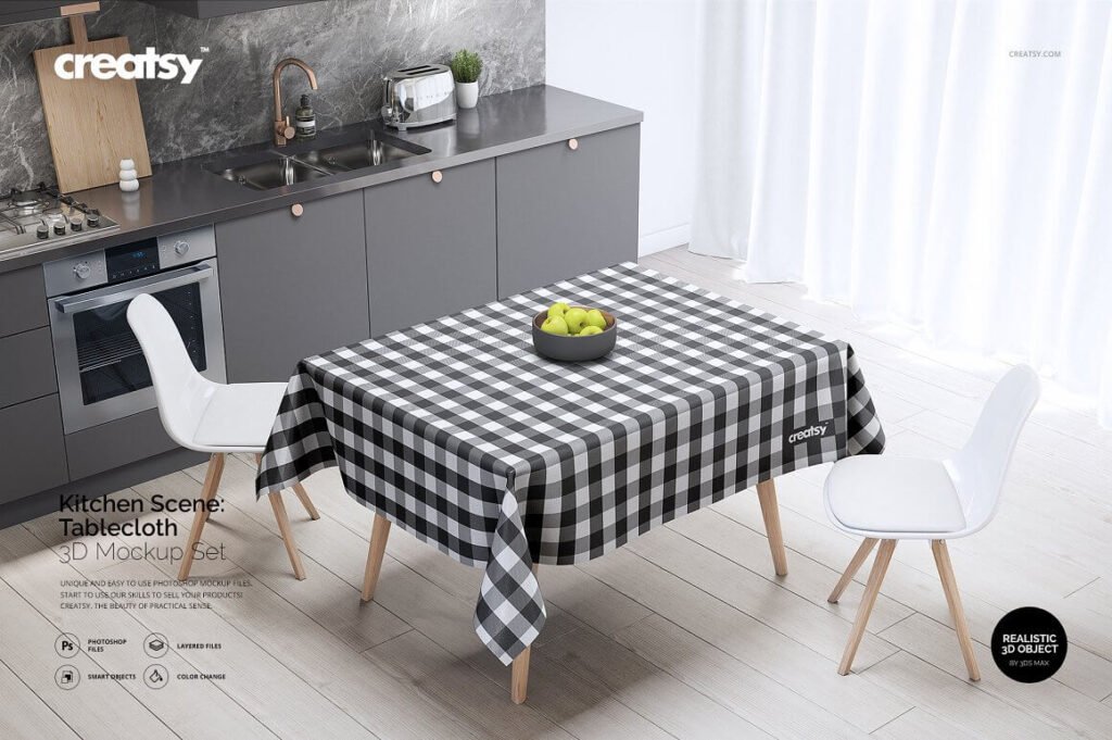 24+ Best Tablecloth Mockup PSD Templates - Mockup Den