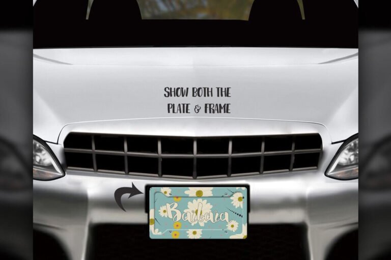 17+ Creative License Plate Mockup PSD Templates