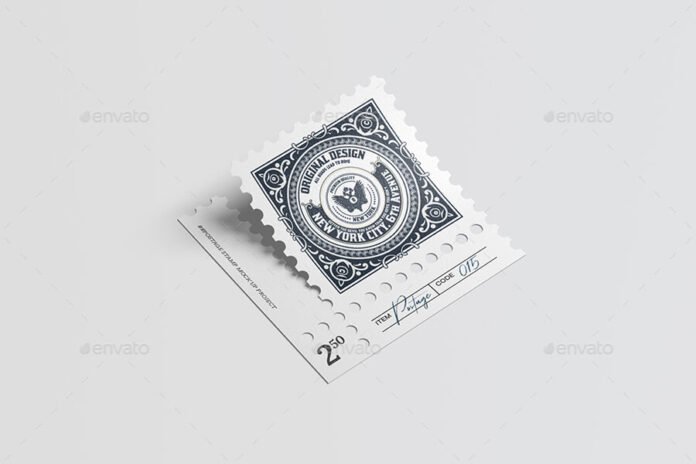 32+ Best Postage Stamp Mockup PSD Templates - Mockup Den