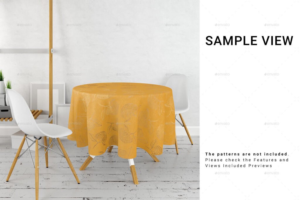24+ Best Tablecloth Mockup PSD Templates - Mockup Den