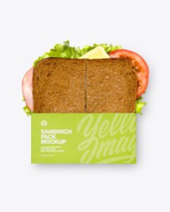 25+ Best Sandwich Mockup Packaging PSD Templates -Mockup Den