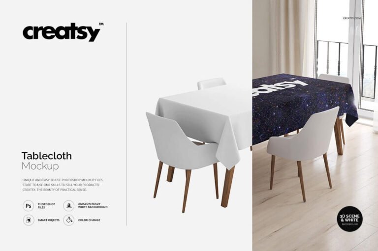 24+ Best Tablecloth Mockup PSD Templates - Mockup Den