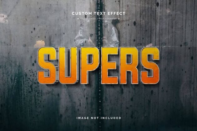 37+ Best 3D Font Mockup PSD Templates - Mockup Den