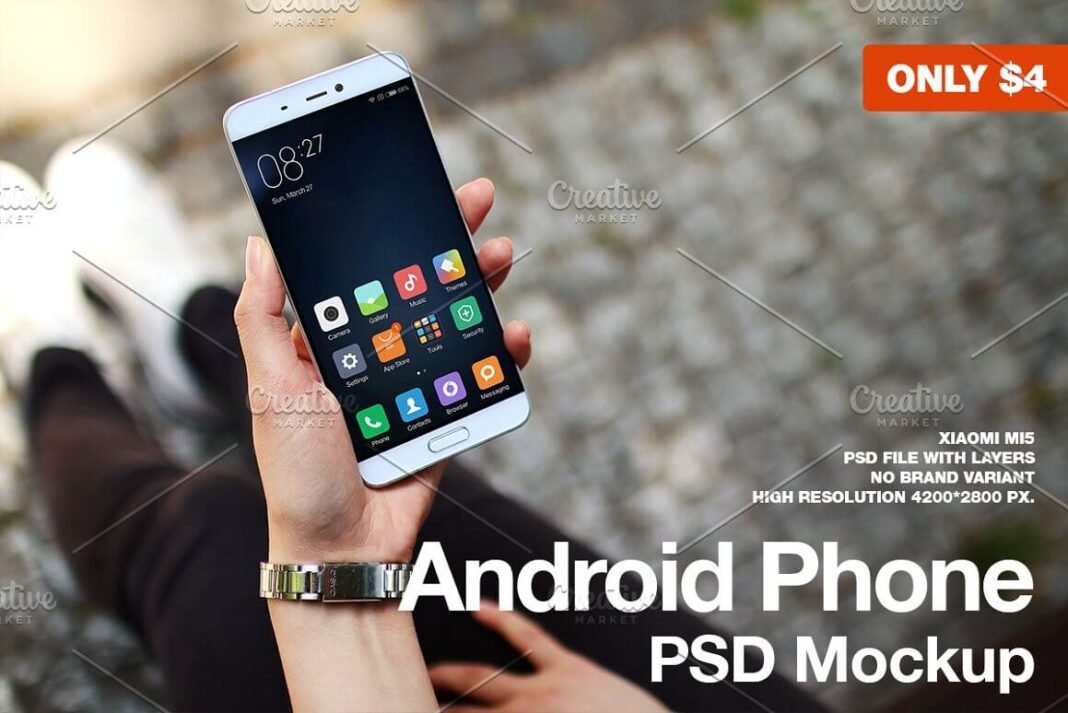 18+ Best Xiaomi Phone Mockup PSD Templates - Mockup Den