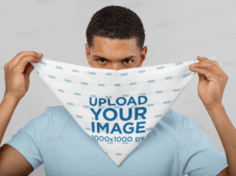 24+ Beautiful Bandana Mockup PSD Templates - Mockup Den