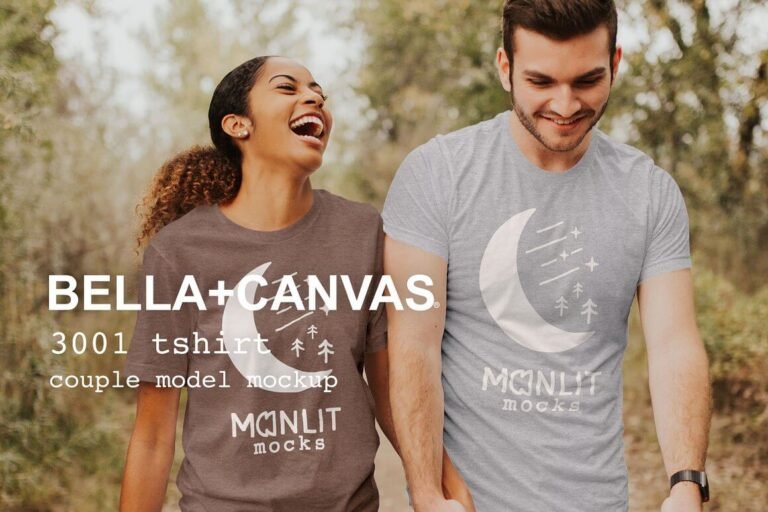 41 Best Couple T Shirt Mockup Psd Templates Mockup Den