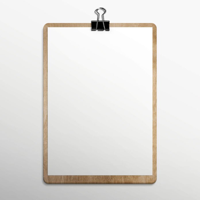 Free Clipboard Menu Mockup PSD Template - Mockup Den