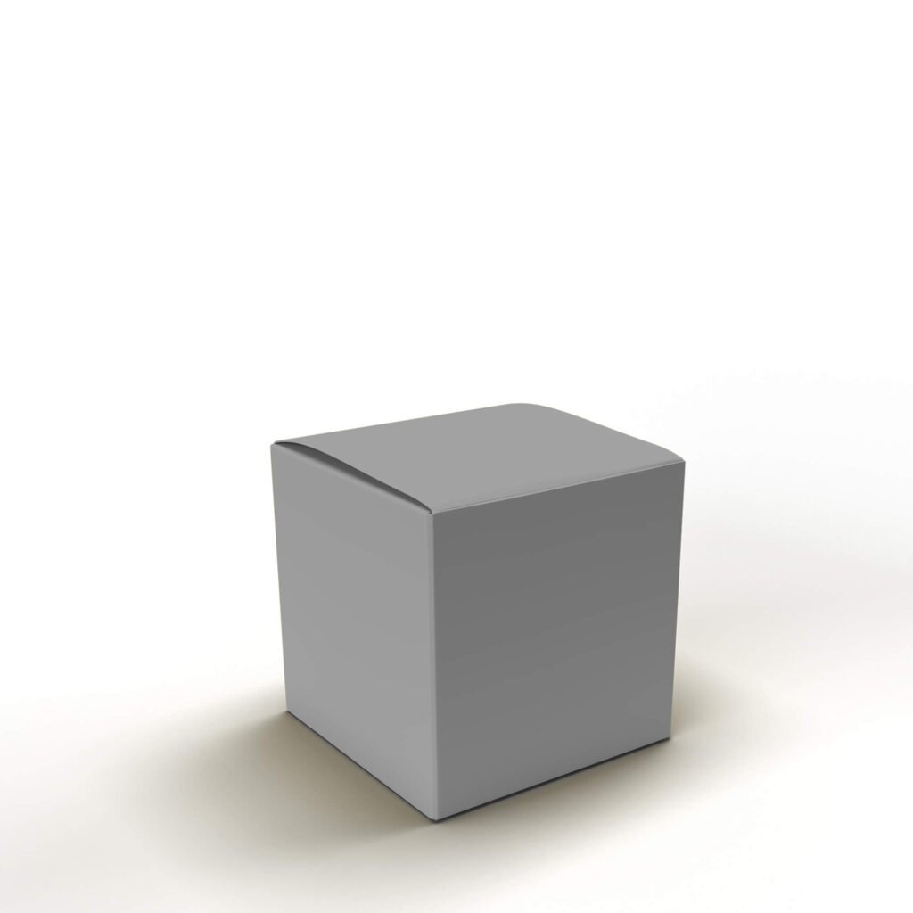 Free Cube Box Mockup PSD Templ