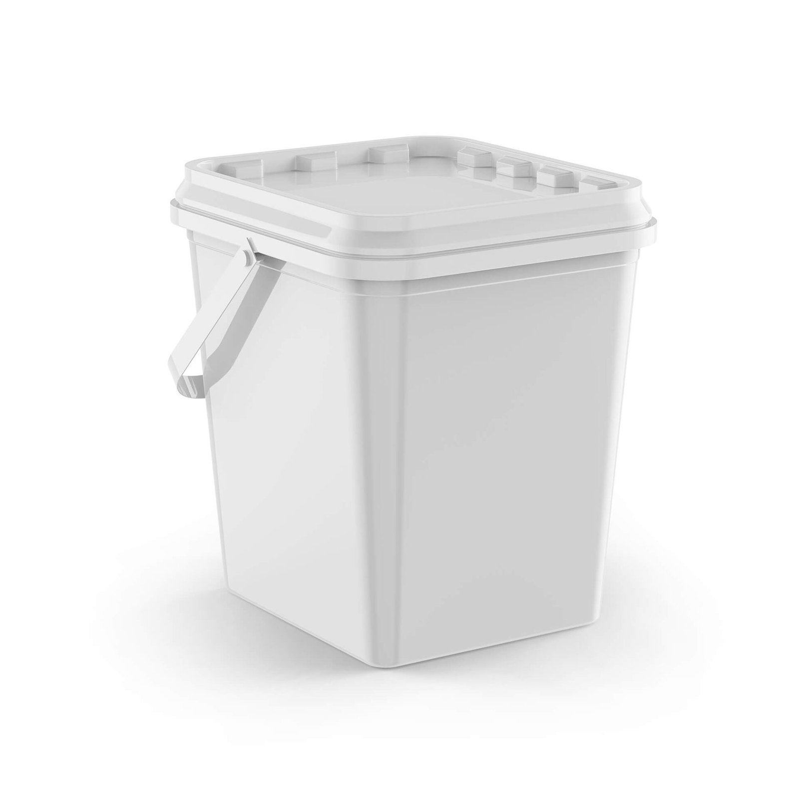 Free Square Bucket Mockup PSD