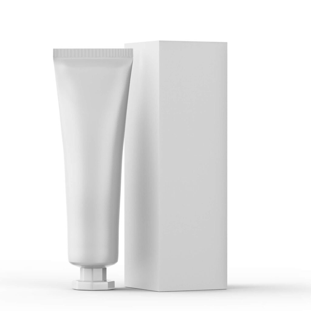 Free Toothpaste Packaging Mockup PSD Template- Mockup Den