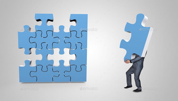32+ Fantastic Puzzle Mockup PSD Templates - Mockup Den