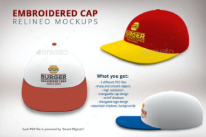 21+ Beautiful Embroidered Cap Mockup PSD Templates