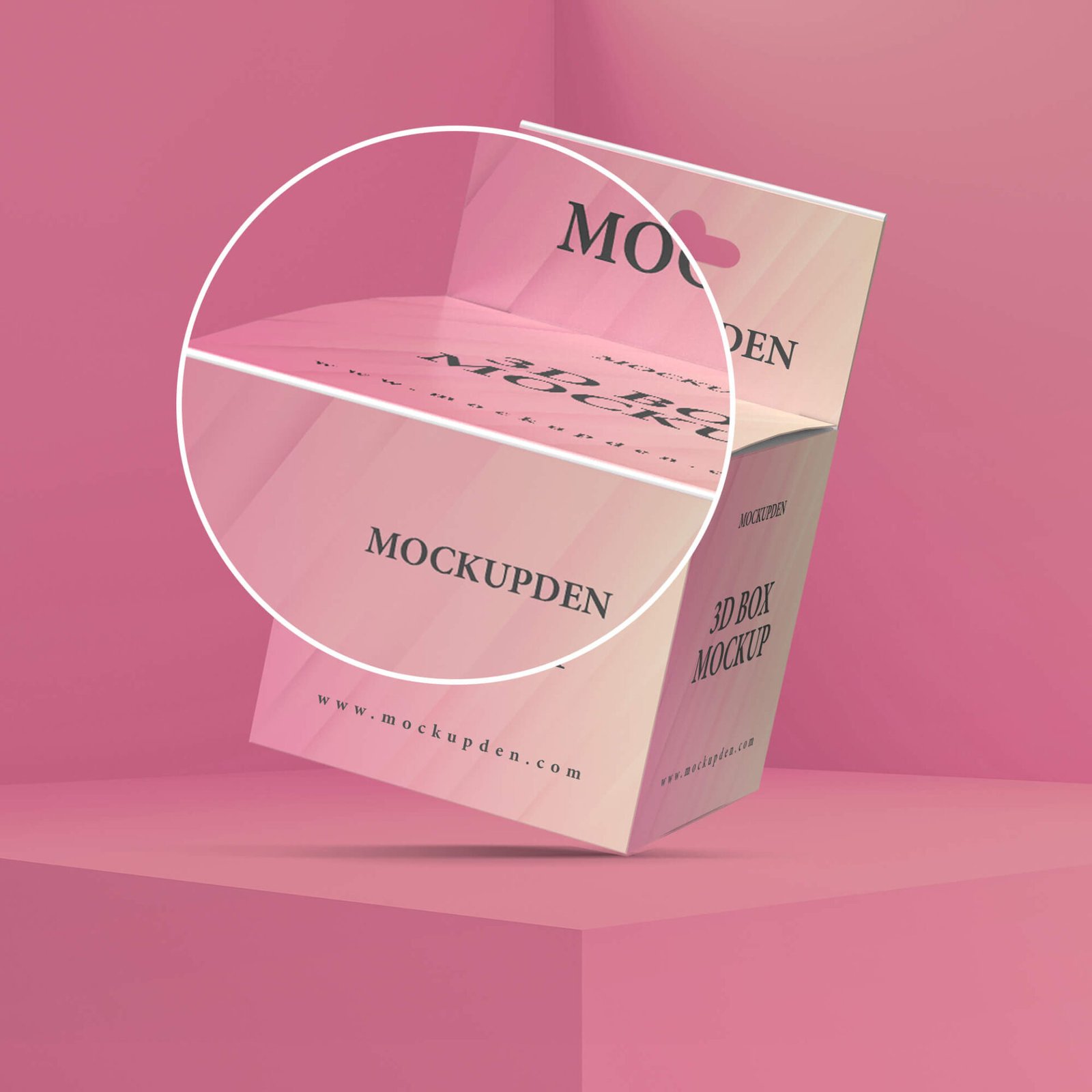 Free 3D Box Mockup PSD Template - Mockup Den