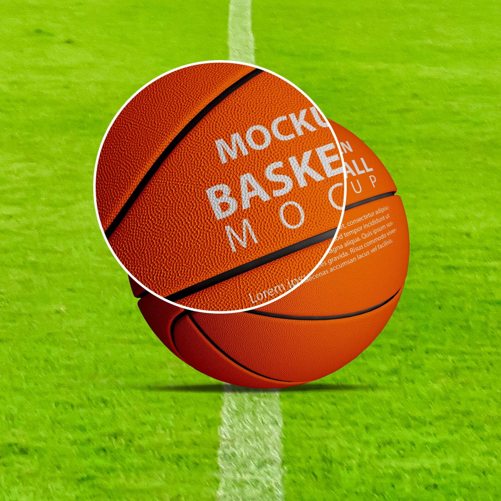 Free Basketball Mockup PSD
