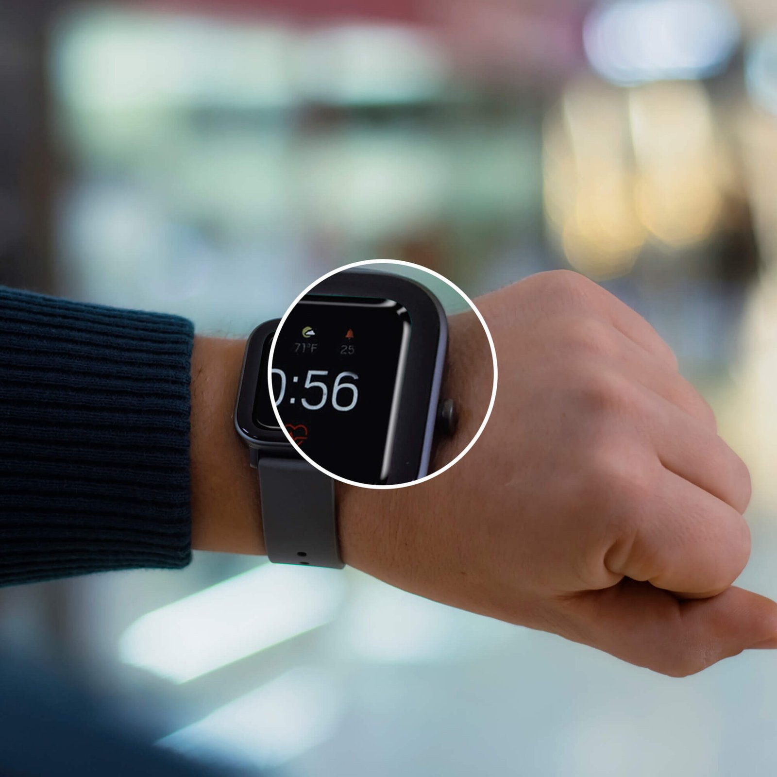 Free Hand Watch Mockup PSD