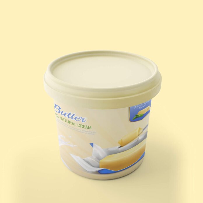 Free Butter Mockup PSD Template