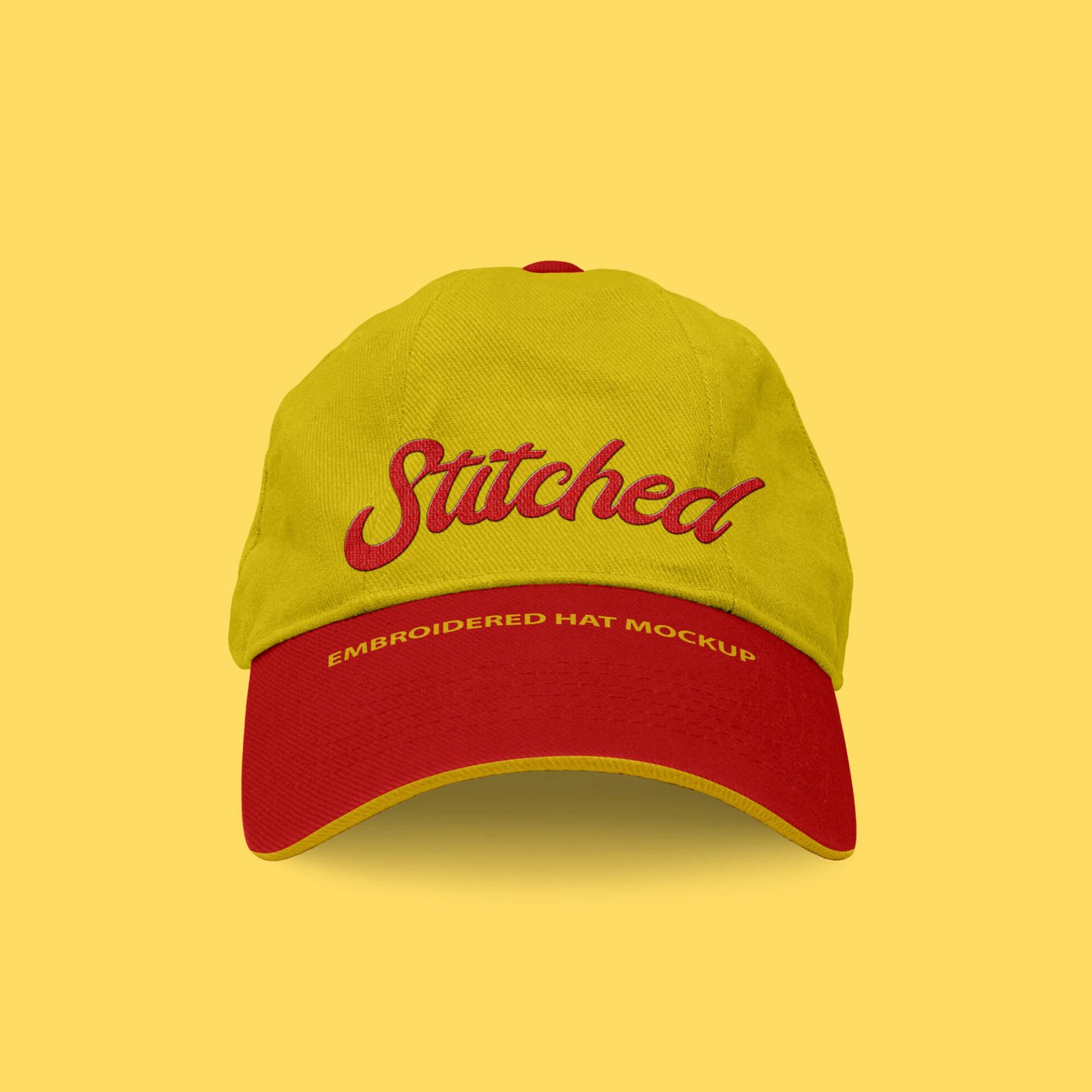 Free Embroidered Hat Mockup PSD Template - Mockup Den