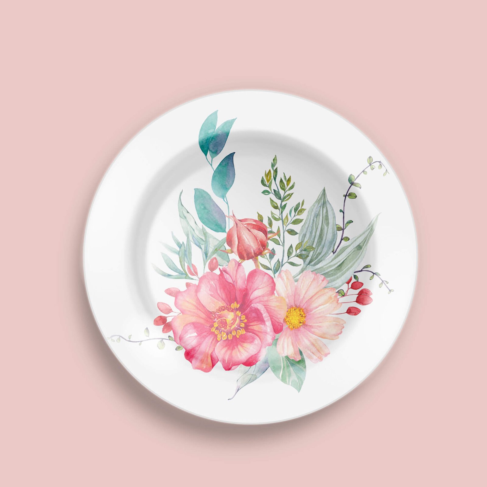 20+ Free Creative Plate Mockups | Ceramic, Metal, Glass PSD