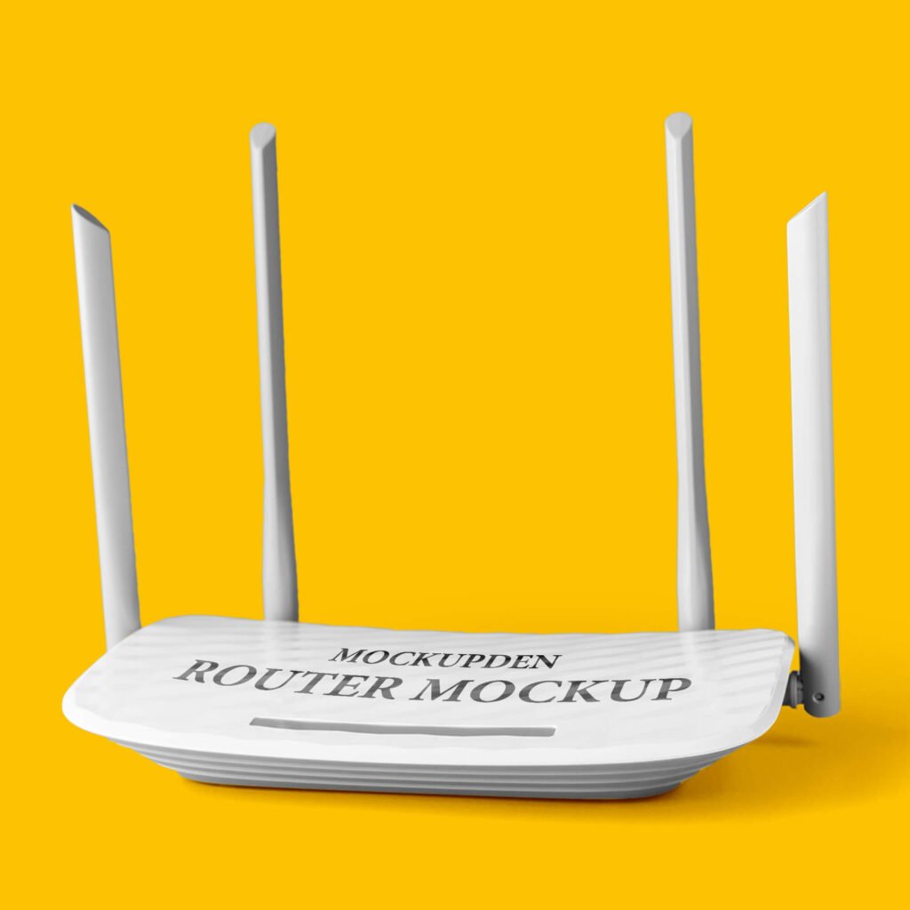 Free Router Mockup PSD Template - Mockup Den