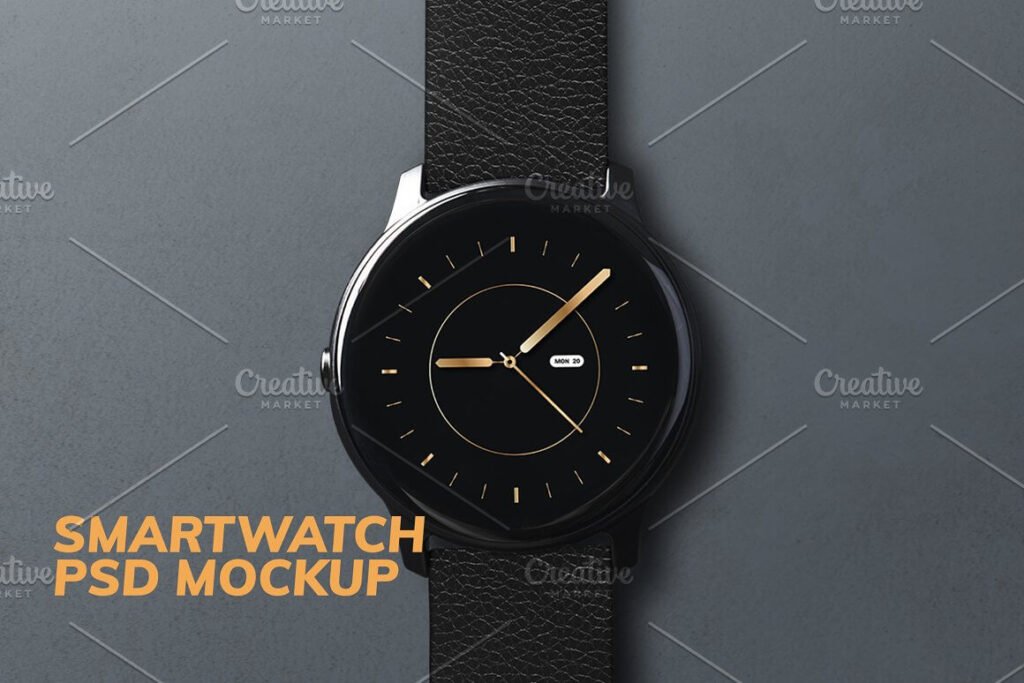 18+ Trendy Wearable Device Mockup PSD Templates